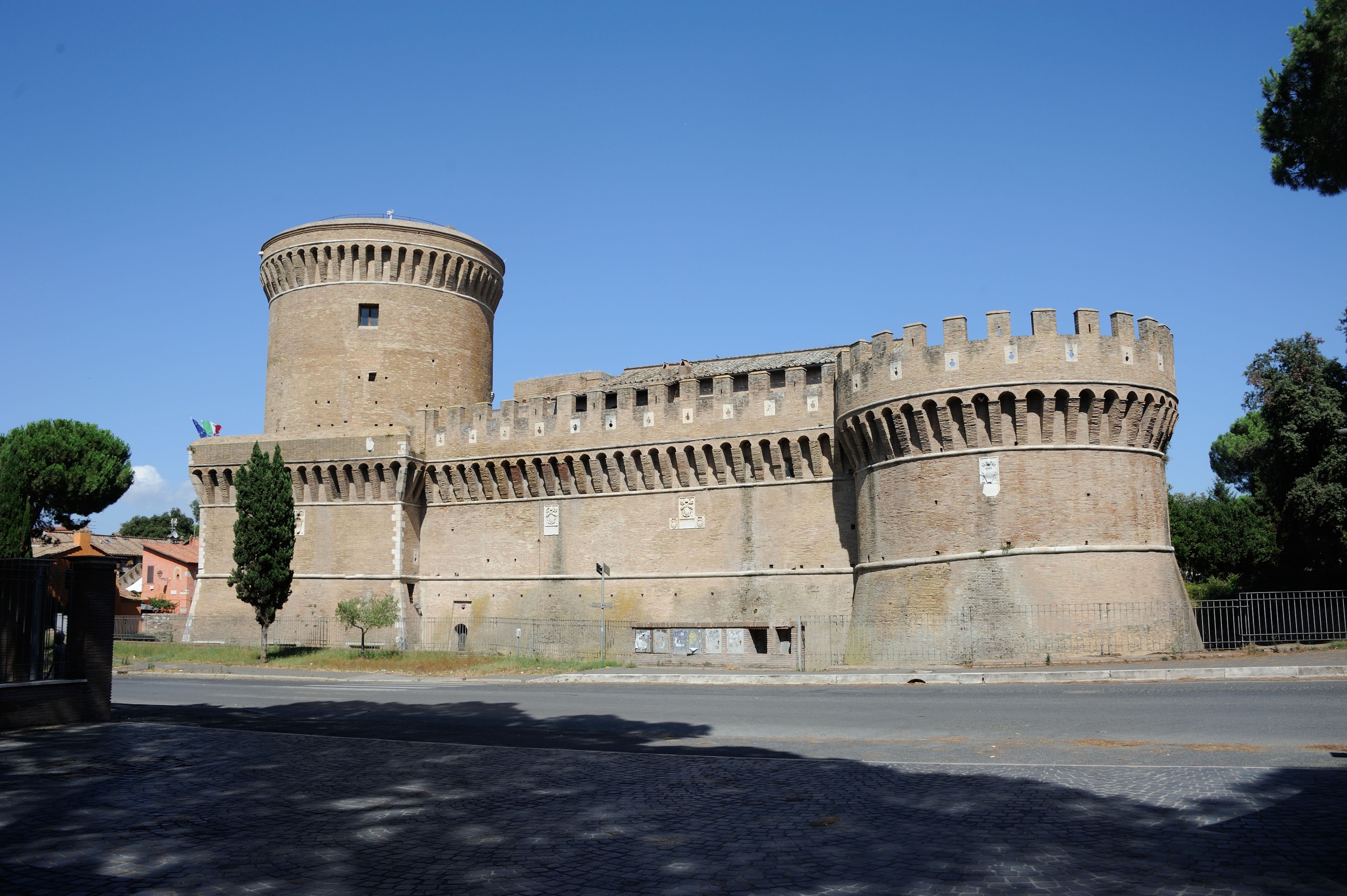 Julius II Castle as seen from via dei Romagnoli - Julius II Castle as ...