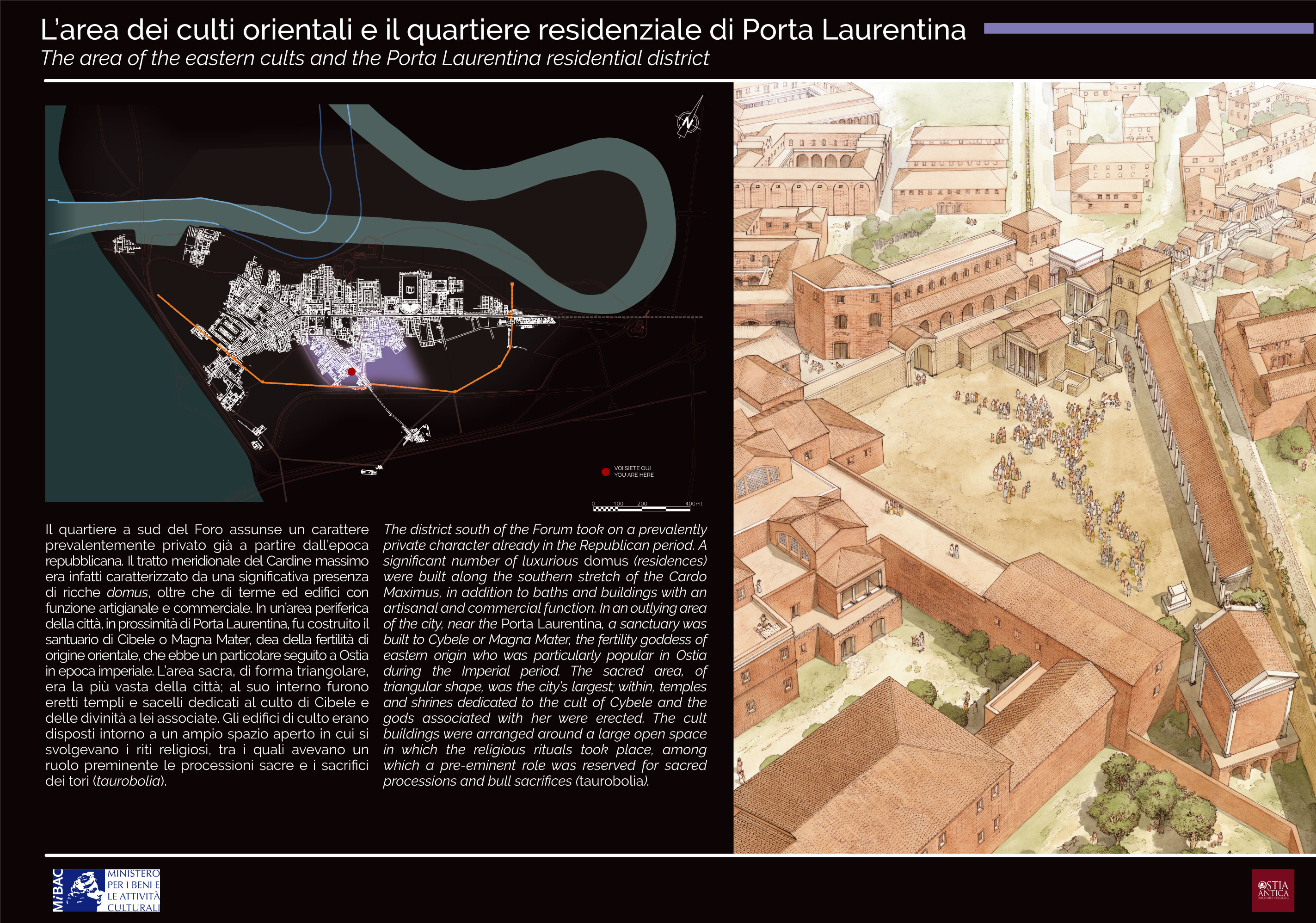 Panel 07 - The area of the eastern cults and the Porta Laurentina ...